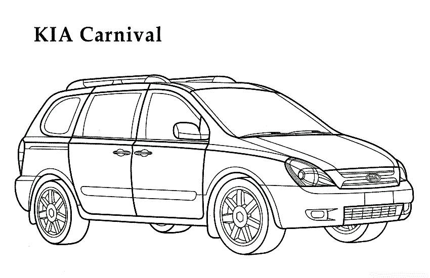 Coloring Pages For boys, Kia (17 pcs) - download or print for free #484