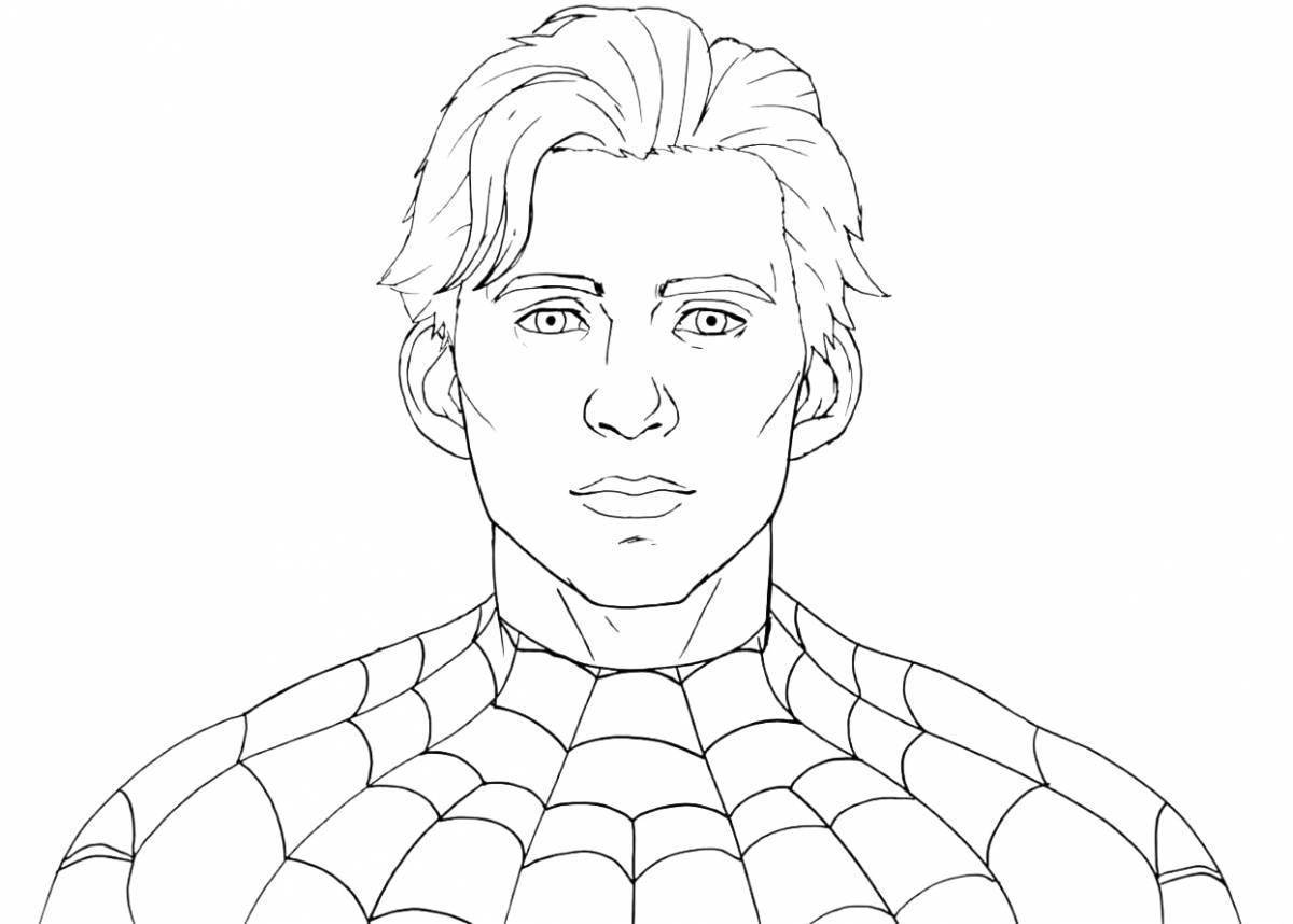 Coloring Pages Tom holland (26 pcs) - download or print for free #11754