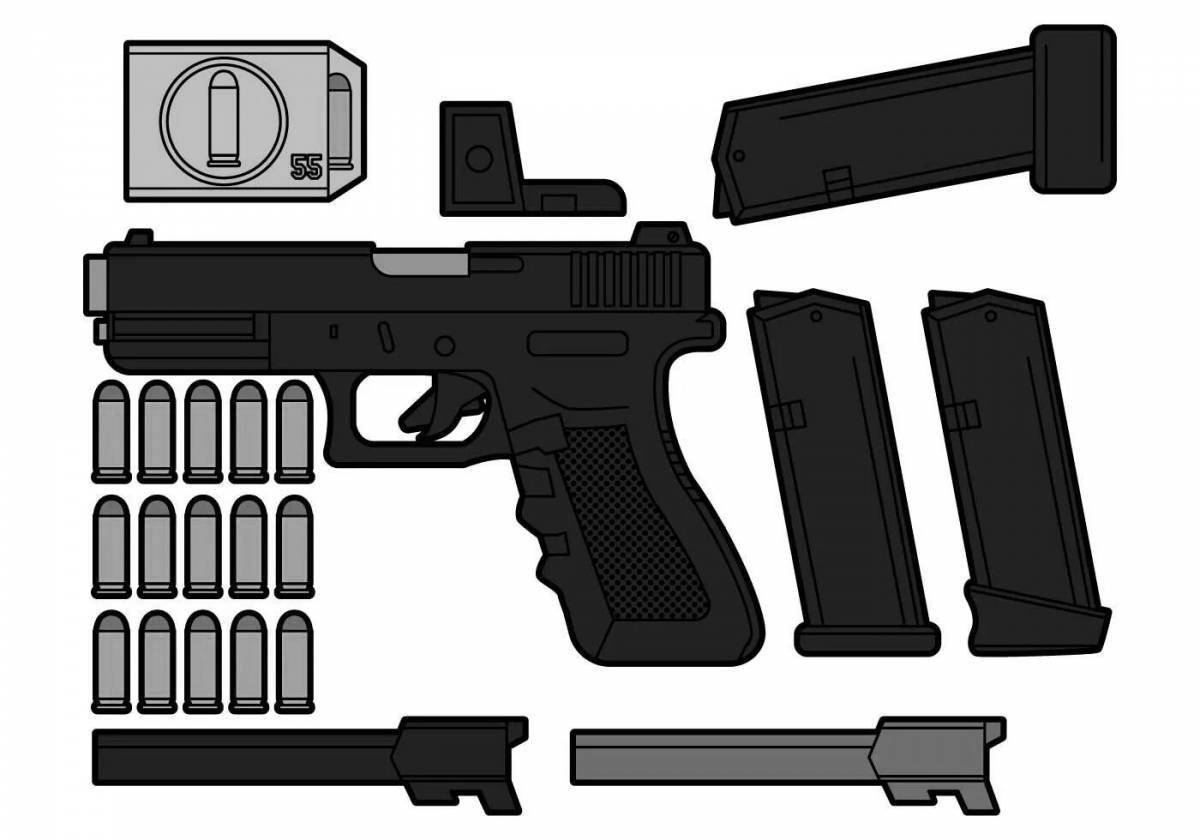 Coloring Pages Glock (24 pcs) - download or print for free #12147