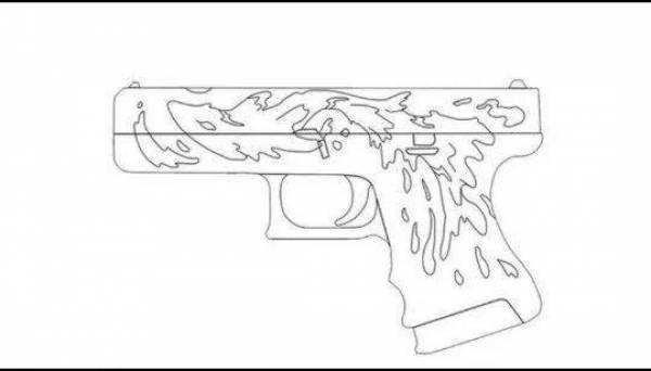 Coloring Pages Glock (24 pcs) - download or print for free #12147