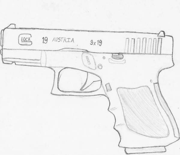 Coloring Pages Glock (24 pcs) - download or print for free #12147