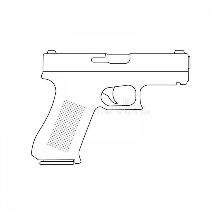Coloring Pages Glock (24 pcs) - download or print for free #12147