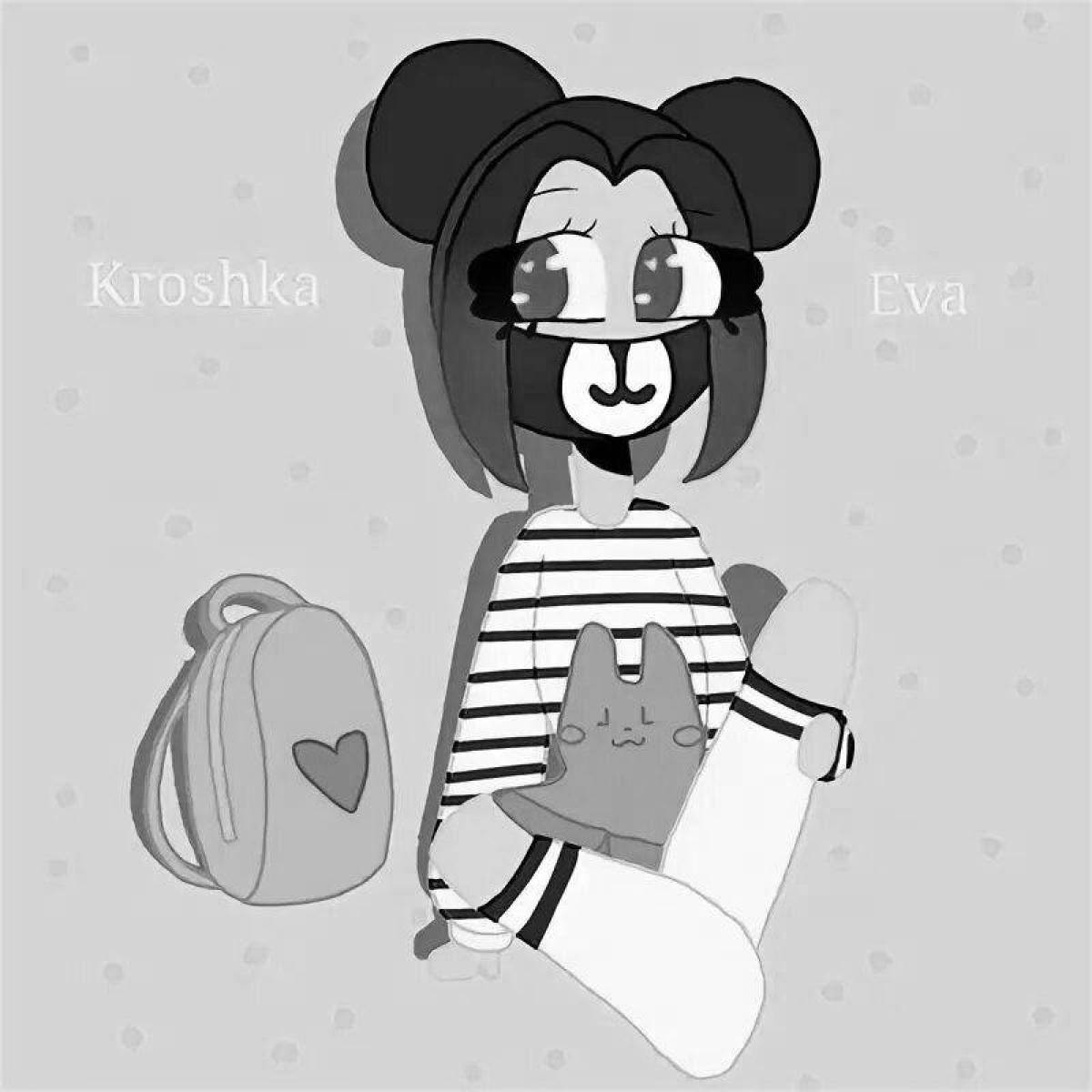 Coloring Pages Eva roblox eva (26 pcs) - download or print for free #12623