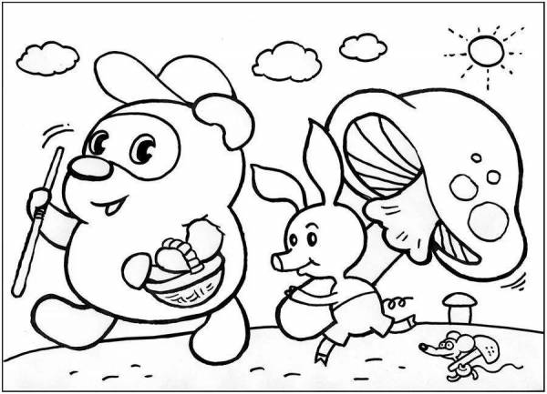 Coloring Pages For children from cartoons 6 7 years (29 pcs) - download ...