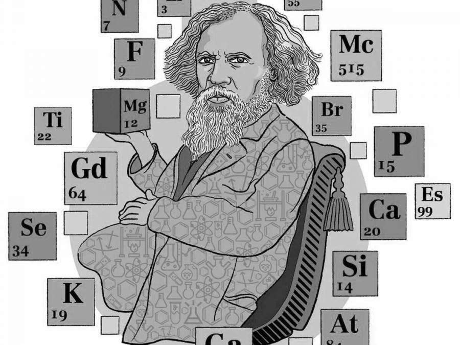 Coloring Pages Mendeleev table (26 pcs) - download or print for free #13629