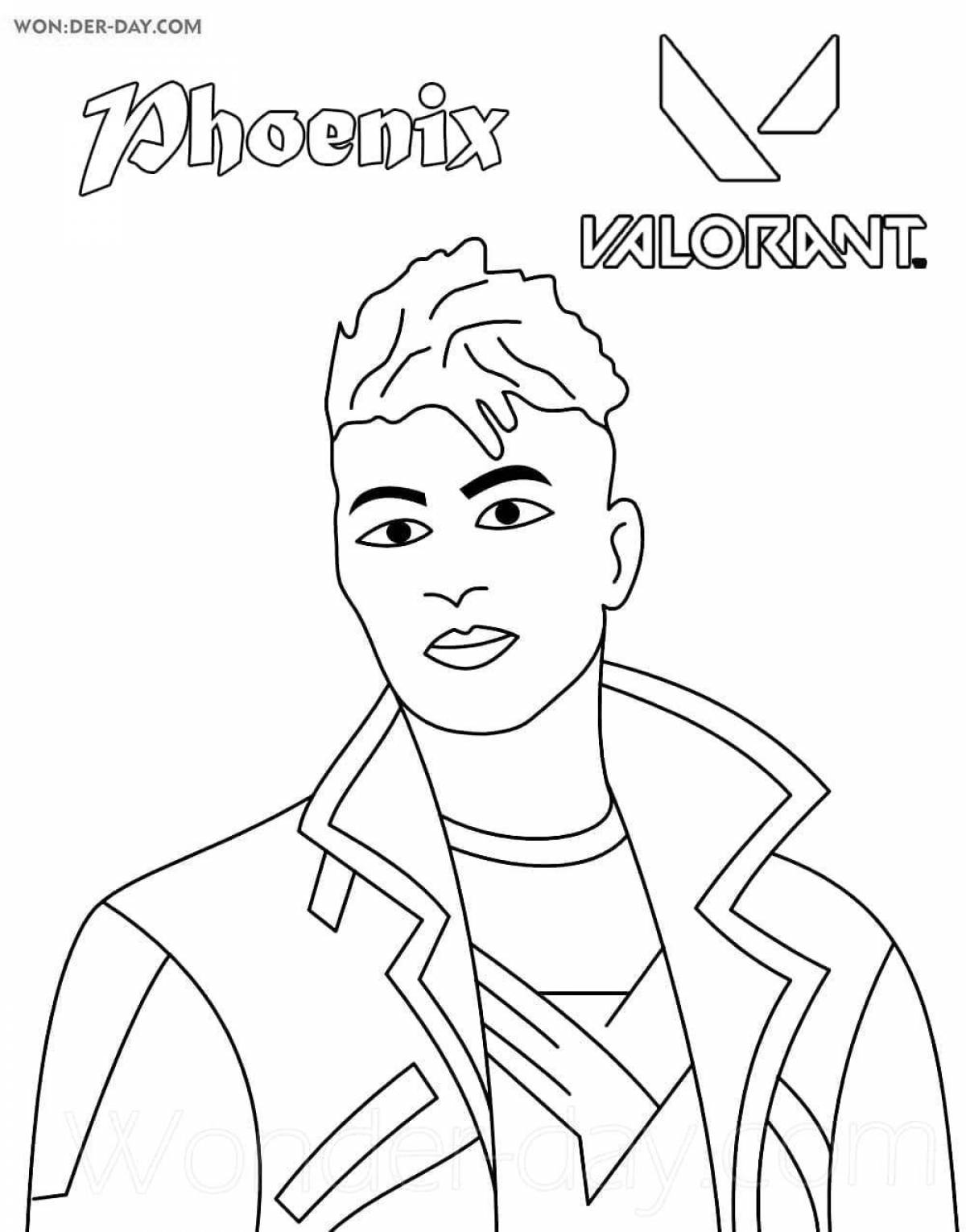 Coloring Pages Valorant (29 pcs) - download or print for free #14085
