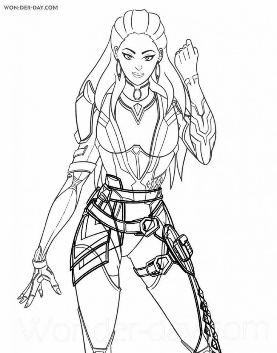 Coloring Pages Valorant (29 pcs) - download or print for free #14085