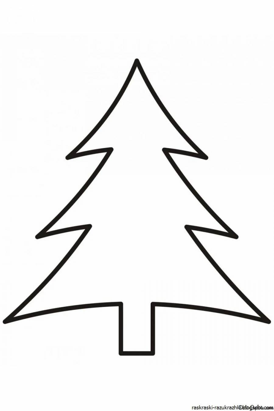 Раскраски Елка картинка для детей (38 шт.) - скачать или распечатать ...