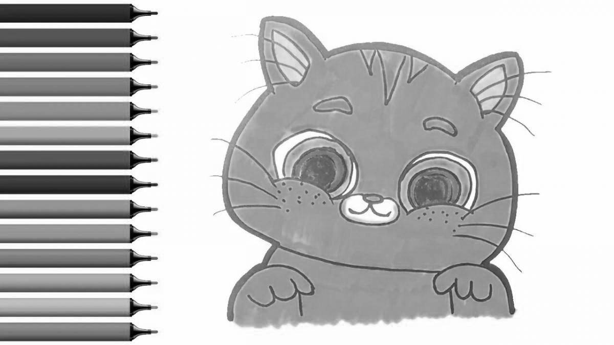Coloring Pages Booboo cat (38 pcs) - download or print for free #15206