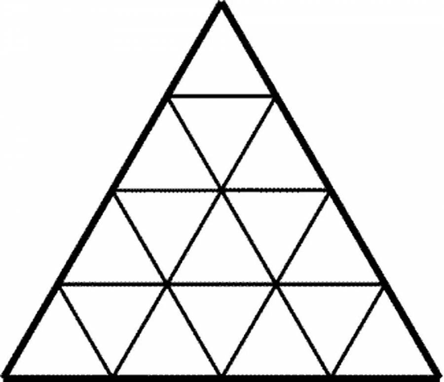 Coloring Pages Triangle for kids (28 pcs) - download or print for free ...