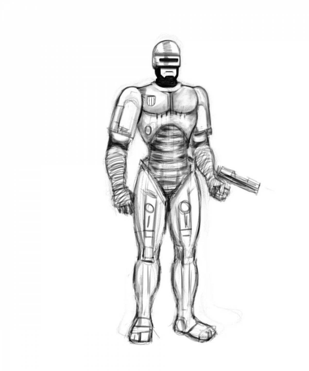 Coloring Pages Robocop (39 pcs) - download or print for free #16140