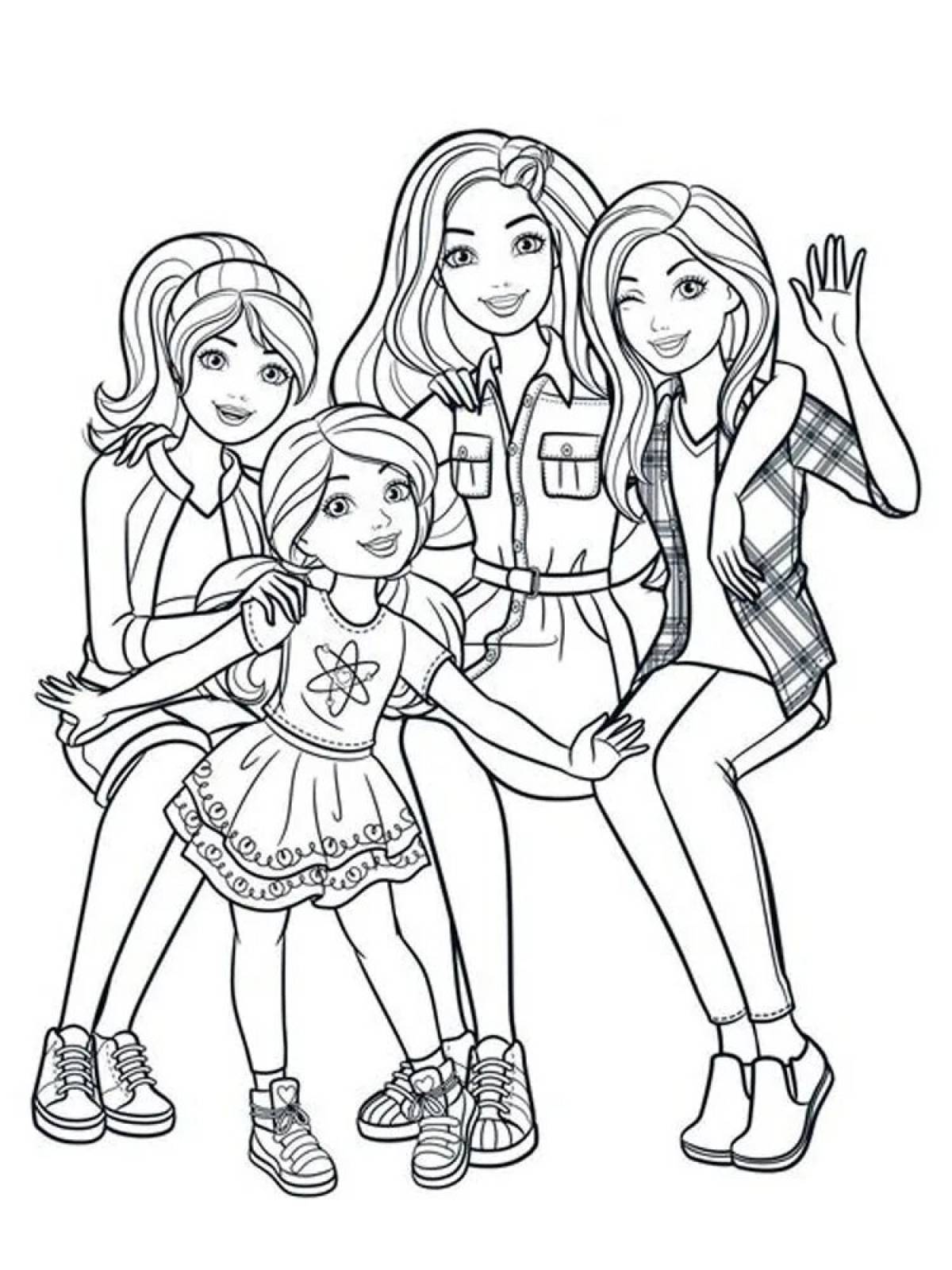 Coloring Pages Chelsea barbie (17 pcs) - download or print for free #16334