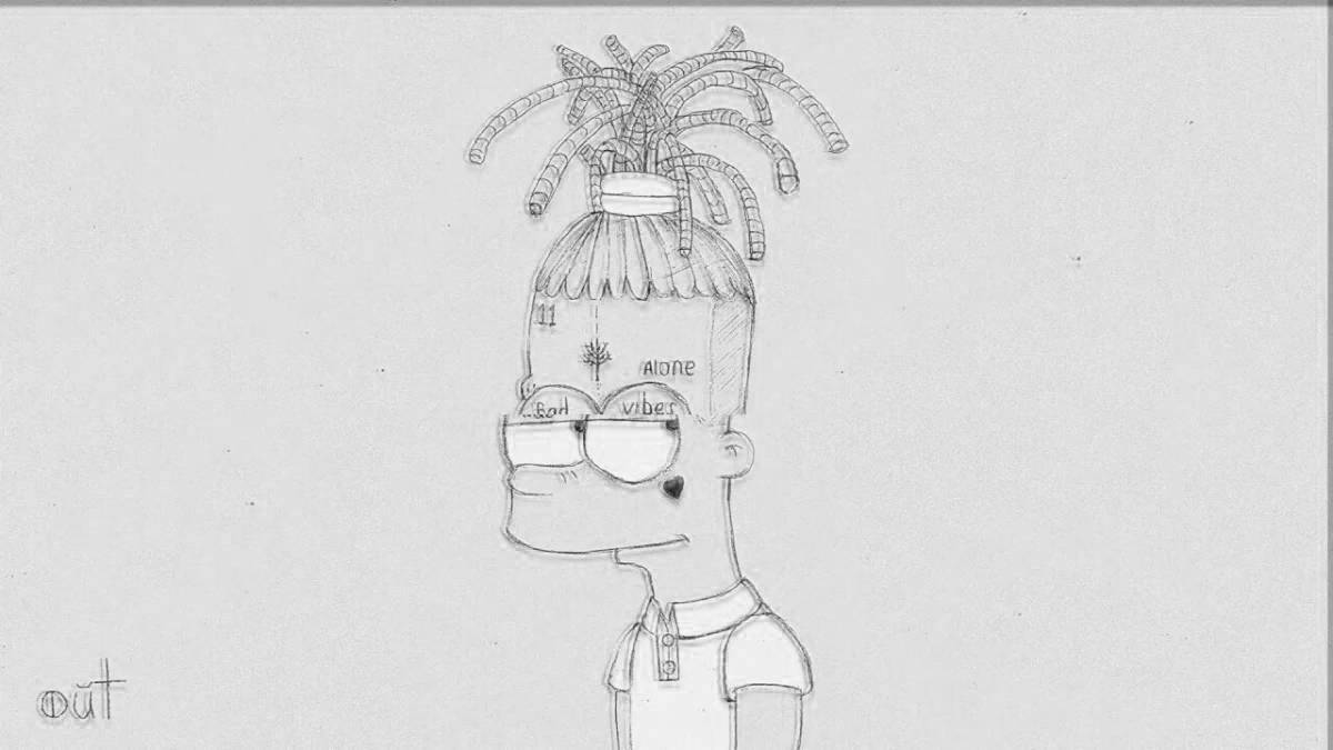 Coloring Pages Xxtentacion (38 pcs) - download or print for free #16491