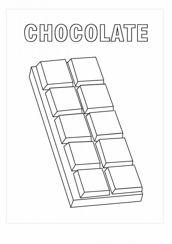 Coloring Pages Chocolate for kids (38 pcs) - download or print for free ...