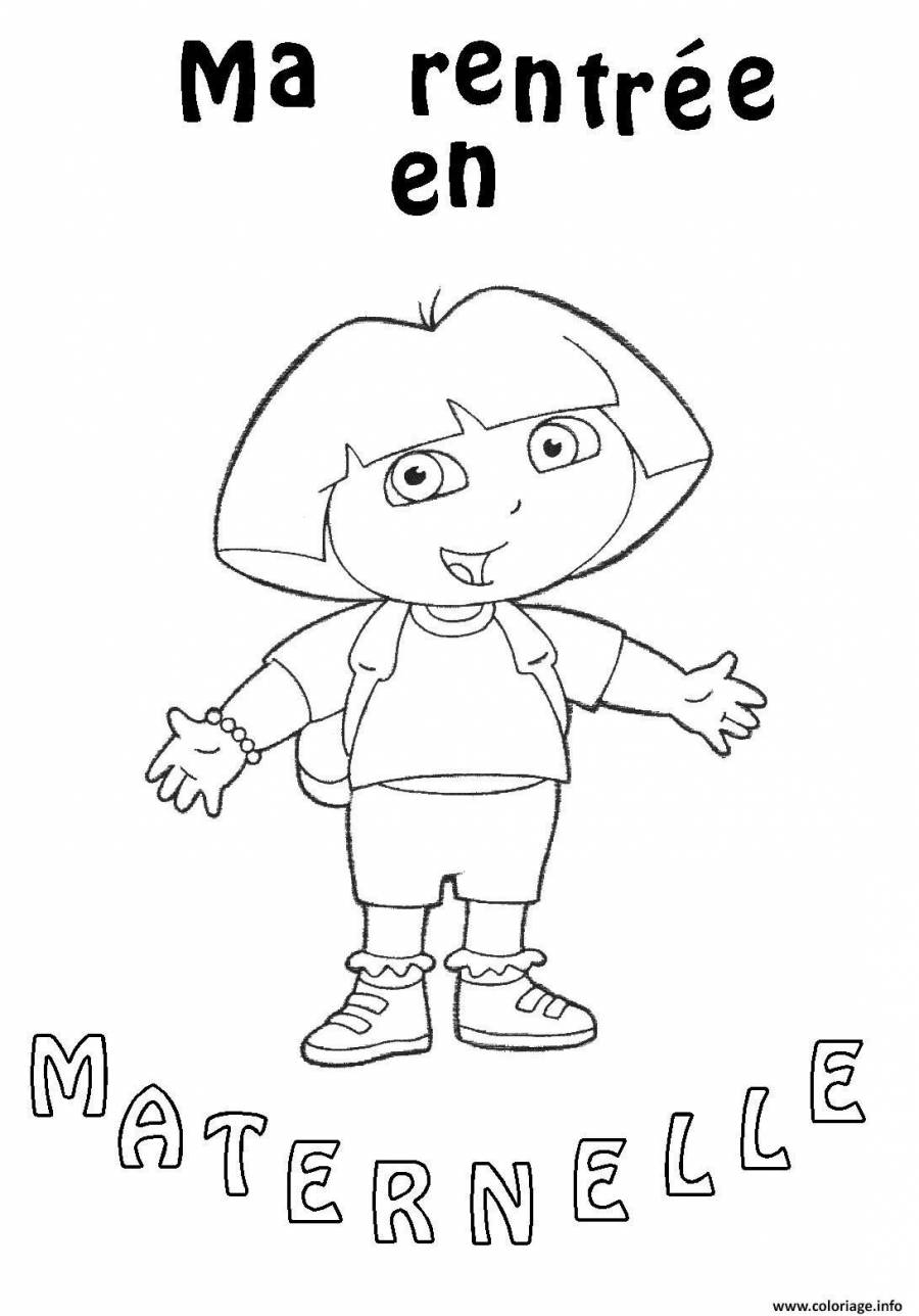 Coloring Pages Dasha is an insta-female (38 pcs) - download or print ...