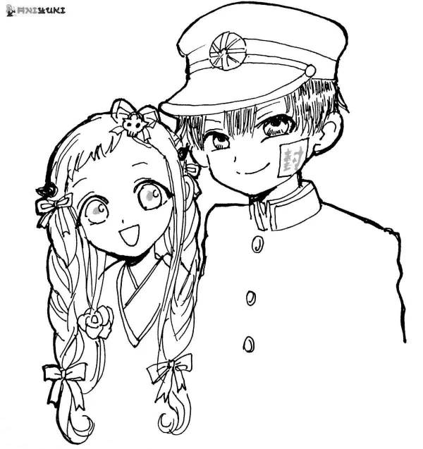 Coloring Pages Hanako kun (39 pcs) - download or print for free #16716