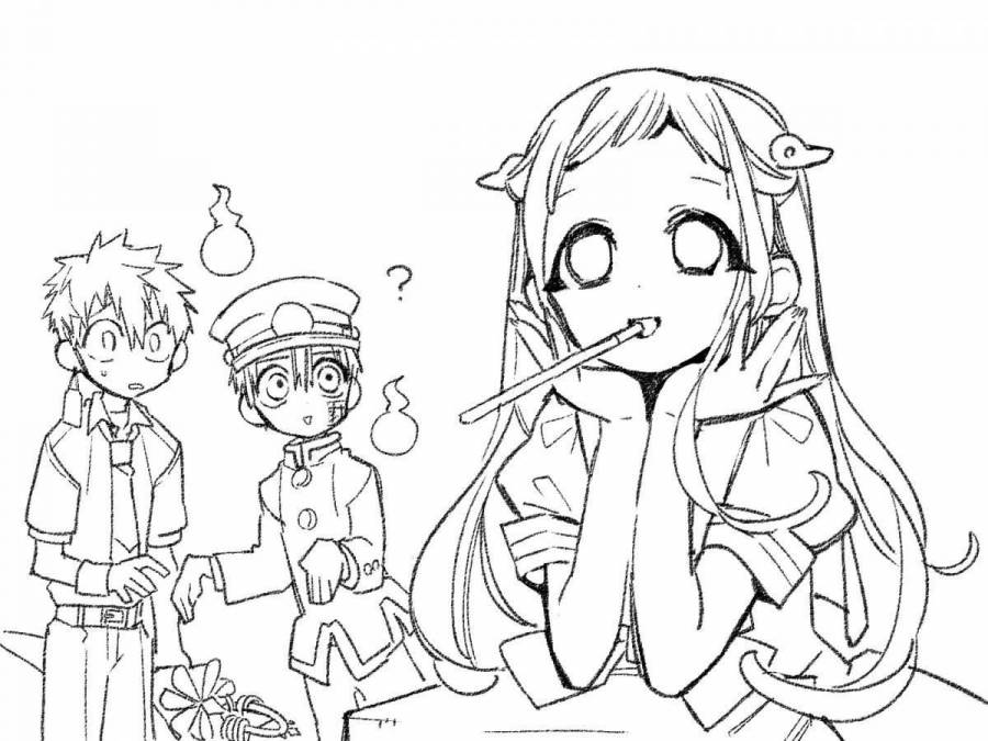 Coloring Pages Hanako kun (39 pcs) - download or print for free #16716