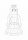 Coloring Pages Roblox girls beautiful (27 pcs) - download or print for ...