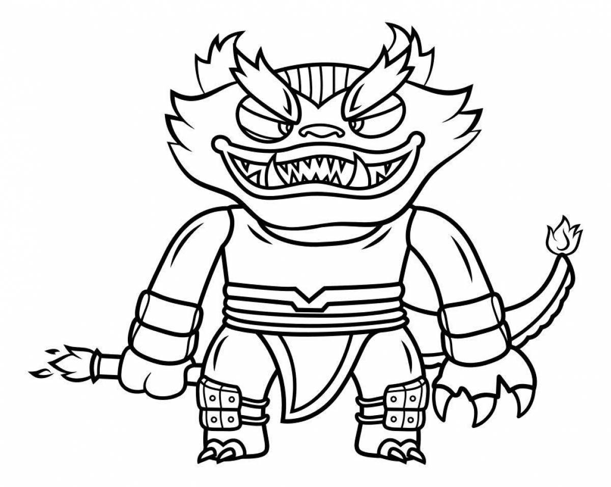 Coloring Pages Gujitsu fighting jaws (29 pcs) - download or print for ...