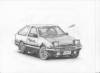 Coloring Pages Toyota ae86 (24 pcs) - download or print for free #18002