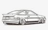 Coloring Pages Toyota ae86 (24 pcs) - download or print for free #18002