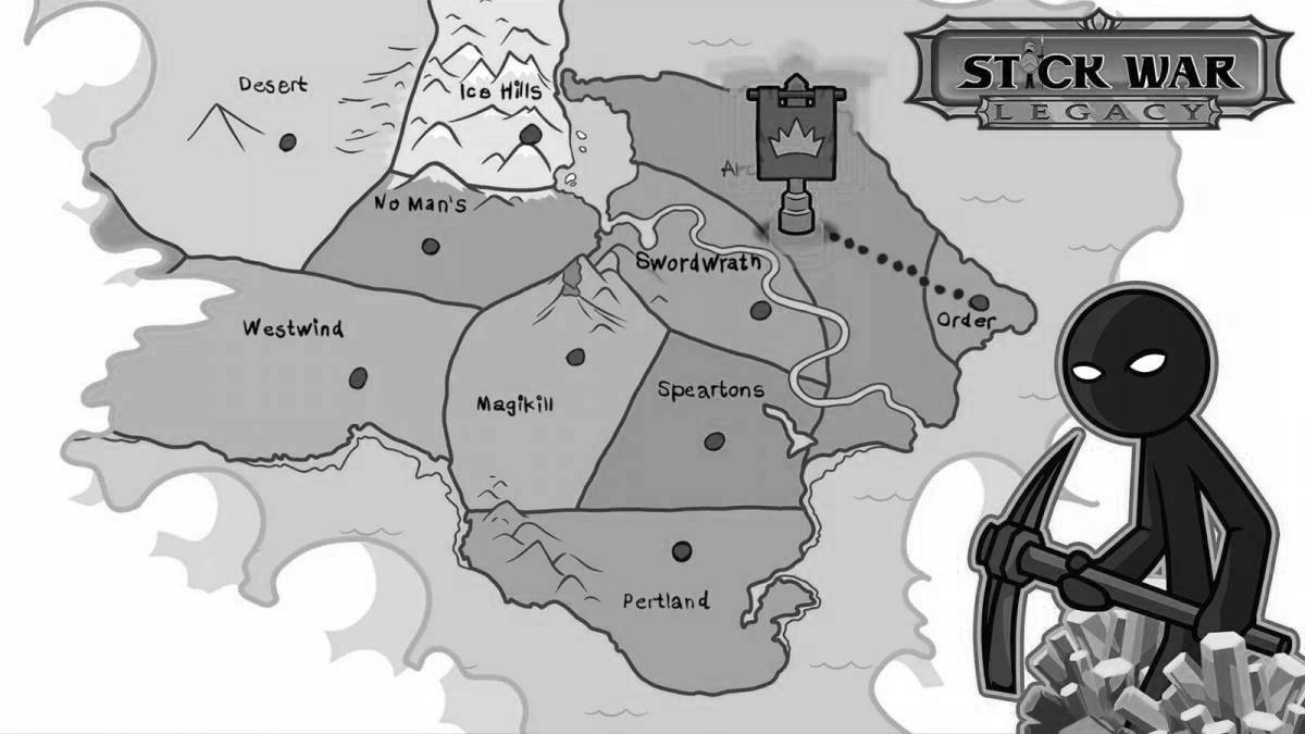 Раскраски Stick war legacy (16 шт.) - скачать или распечатать бесплатно ...