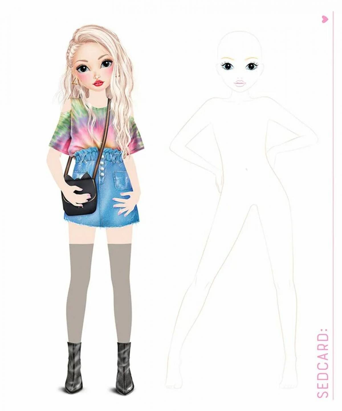 Coloring Pages Top model magazine (37 pcs) - download or print for free ...
