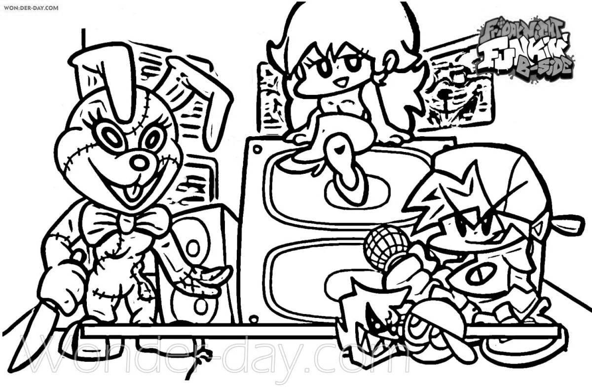 Coloring Pages Fnf ruv (39 pcs) - download or print for free #19244