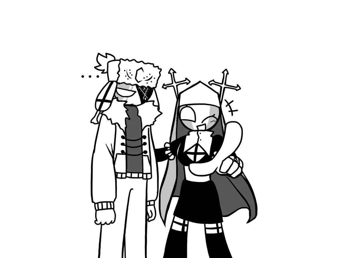 Coloring Pages Fnf ruv (39 pcs) - download or print for free #19244