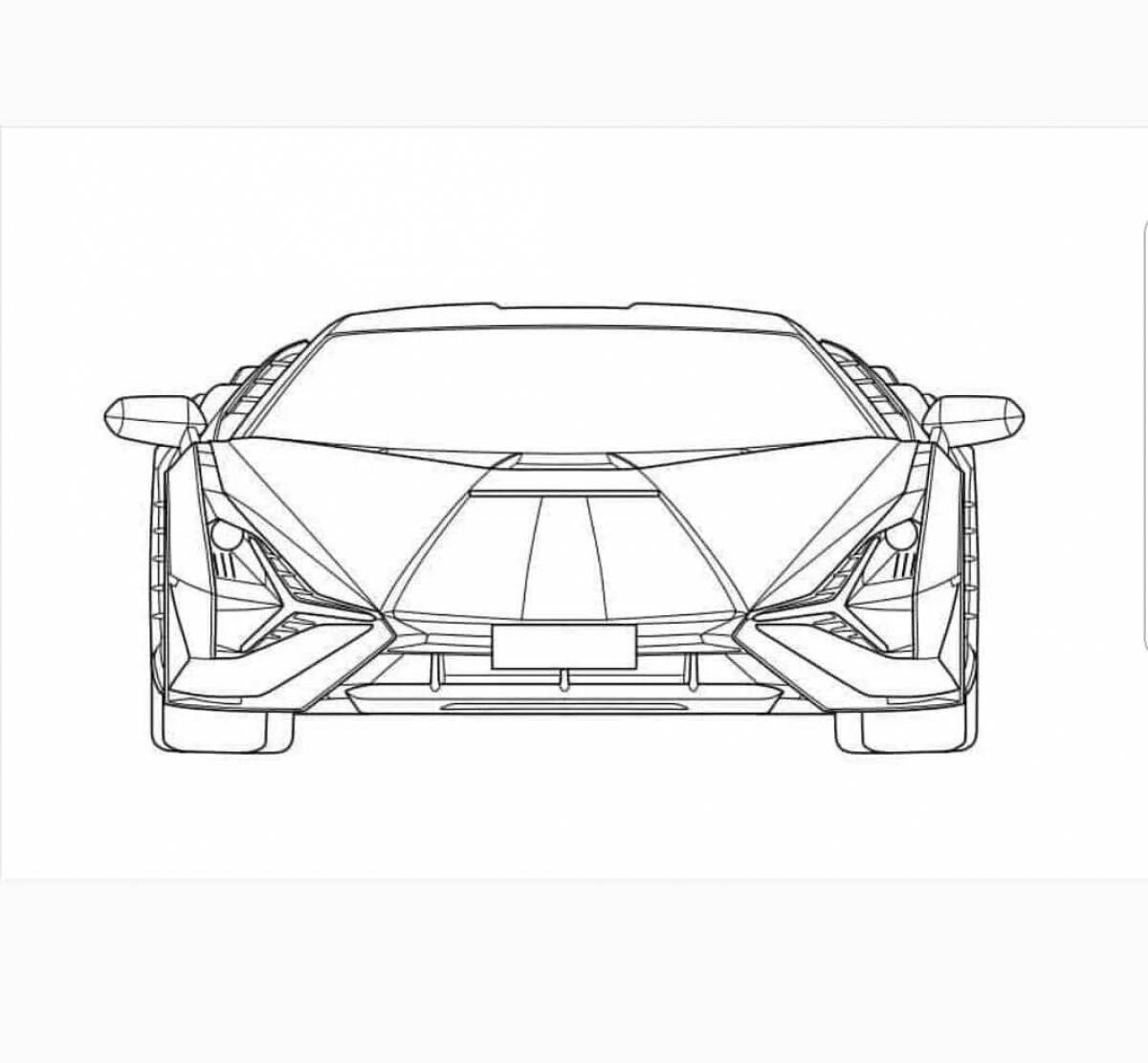 Coloring Pages Lamborghini urus (34 pcs) - download or print for free ...