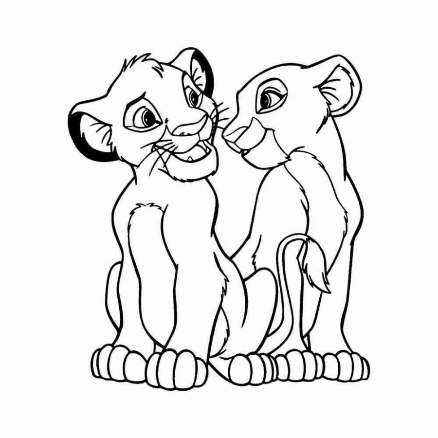 Раскраски Симба для детей (28 шт.) - скачать или распечатать бесплатно ...