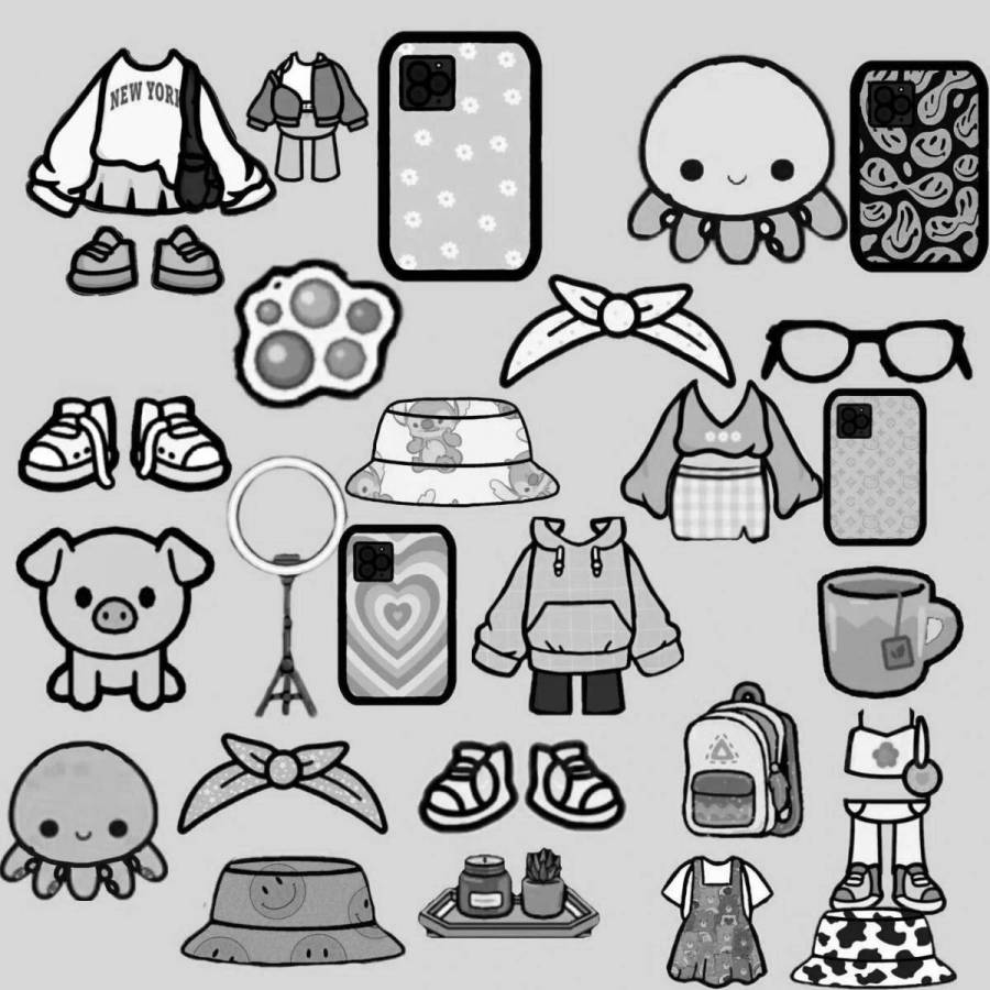 Раскраски Тока бока одежда и человек (37 шт.) - скачать или распечатать ...