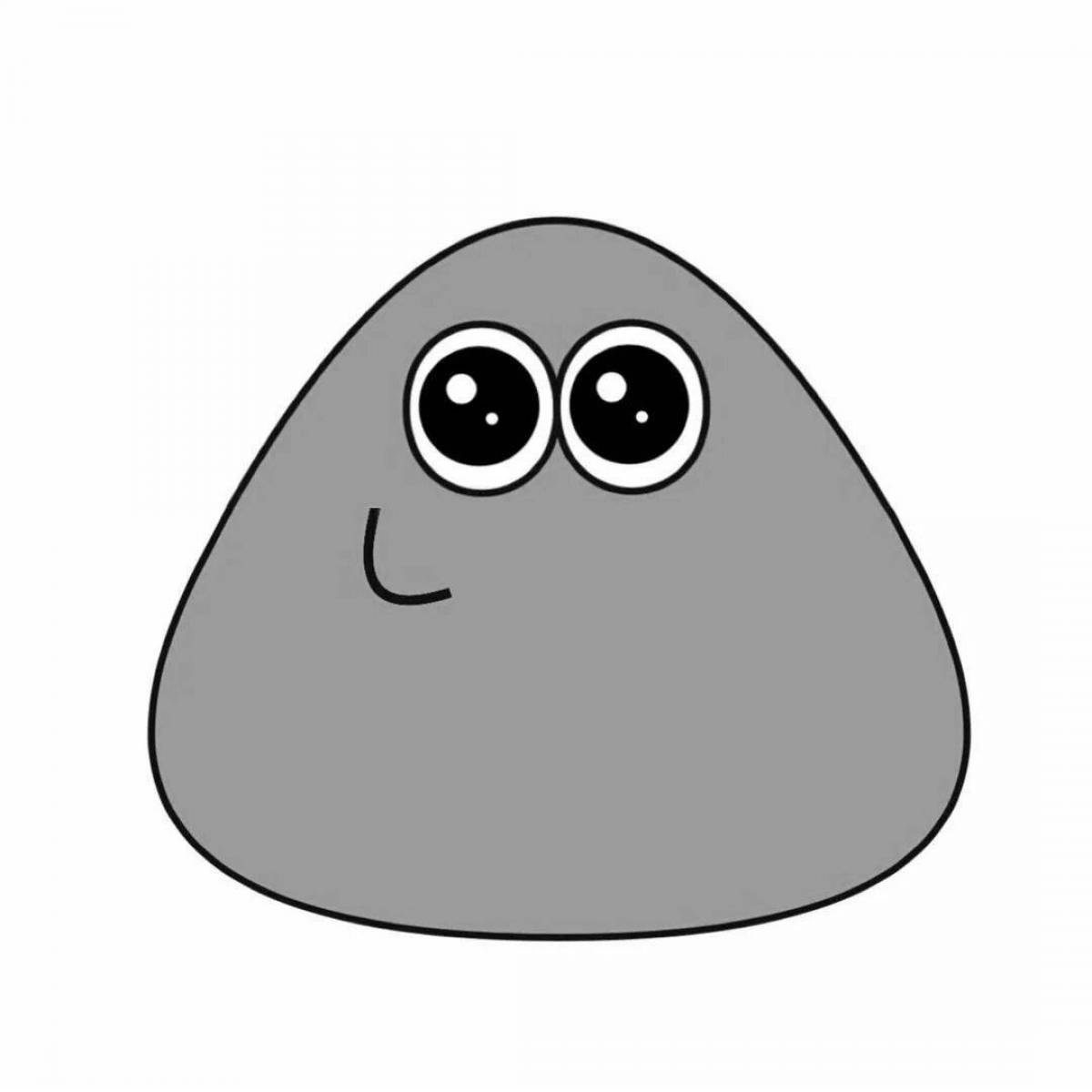 Раскраски Pou (33 шт.) - скачать или распечатать бесплатно #20376