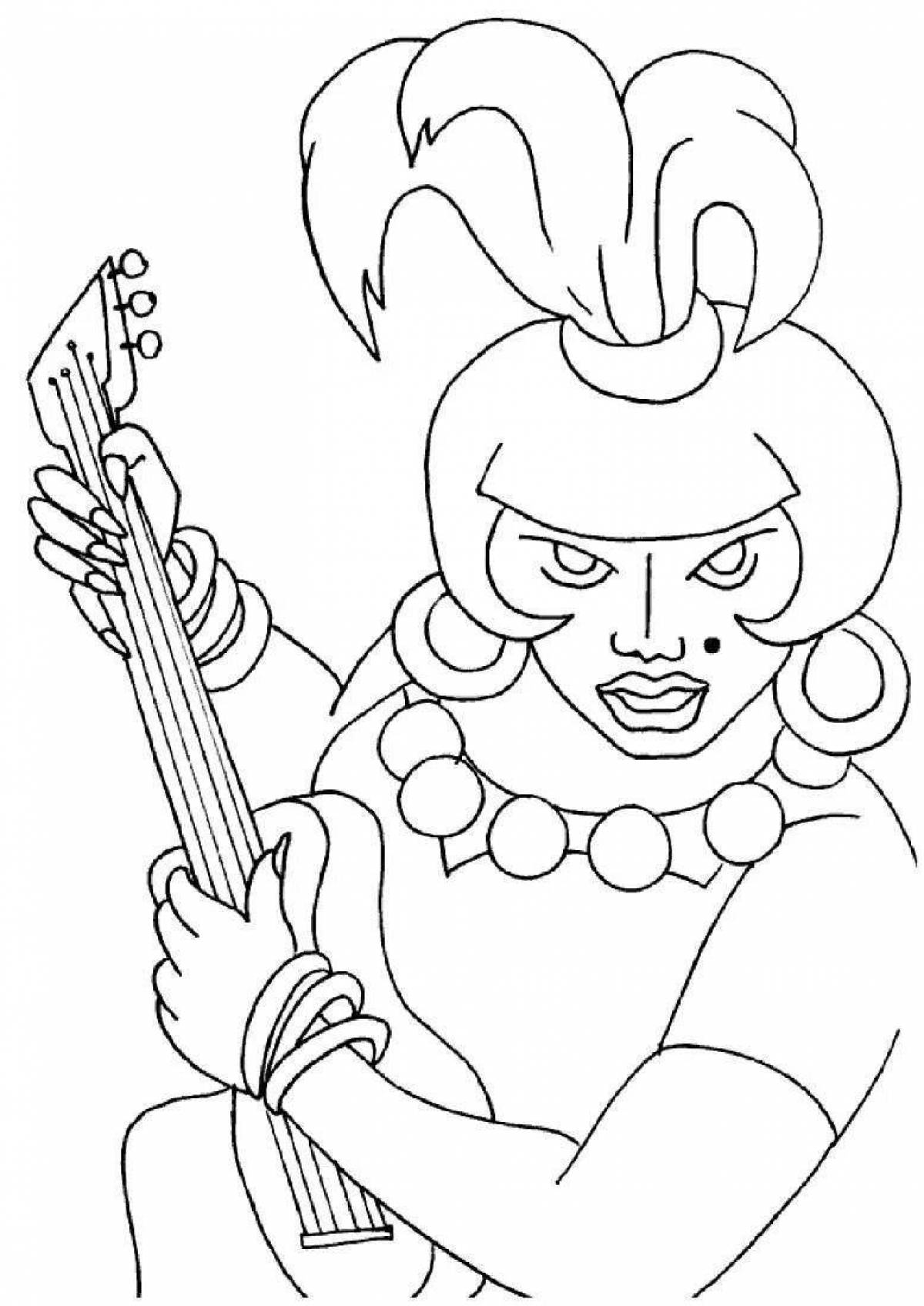 Coloring Pages Bremen town musicians for children (38 pcs) - download ...