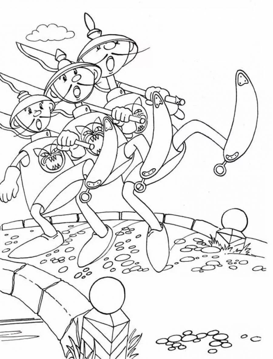Coloring Pages Bremen town musicians for children (38 pcs) - download ...