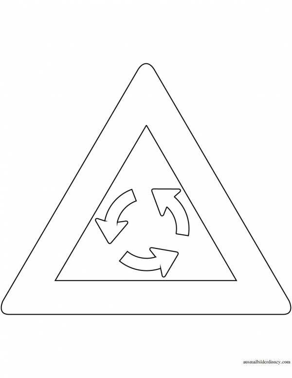 Coloring Pages Road signs for preschoolers (26 pcs) - download or print ...