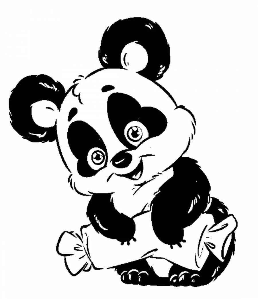 Coloring Pages Panda drawing for kids (29 pcs) - download or print for ...
