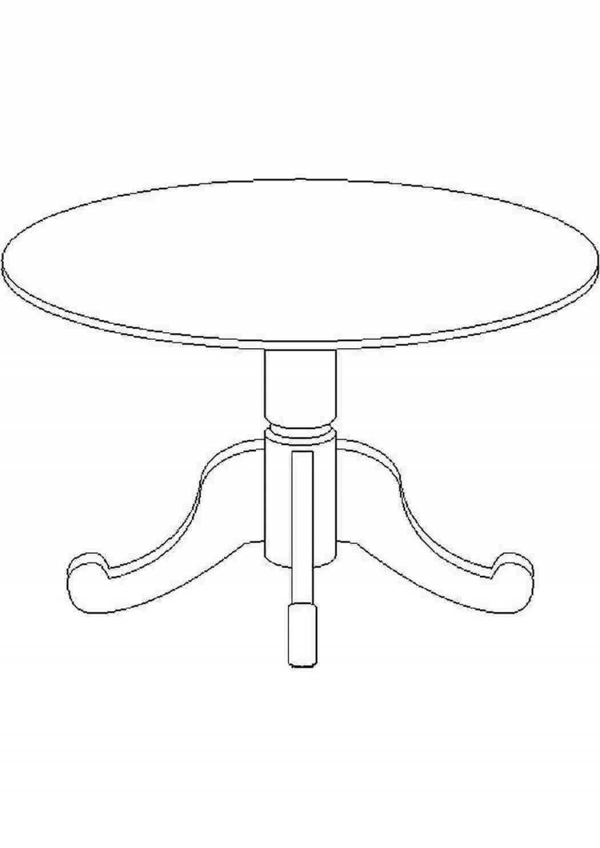 Coloring Pages Table for children 3 4 years (33 pcs) - download or ...