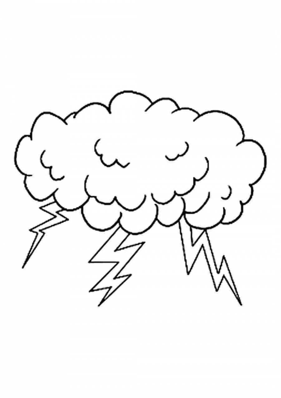 Раскраски Бұлт (35 шт.) - скачать или распечатать бесплатно #23248