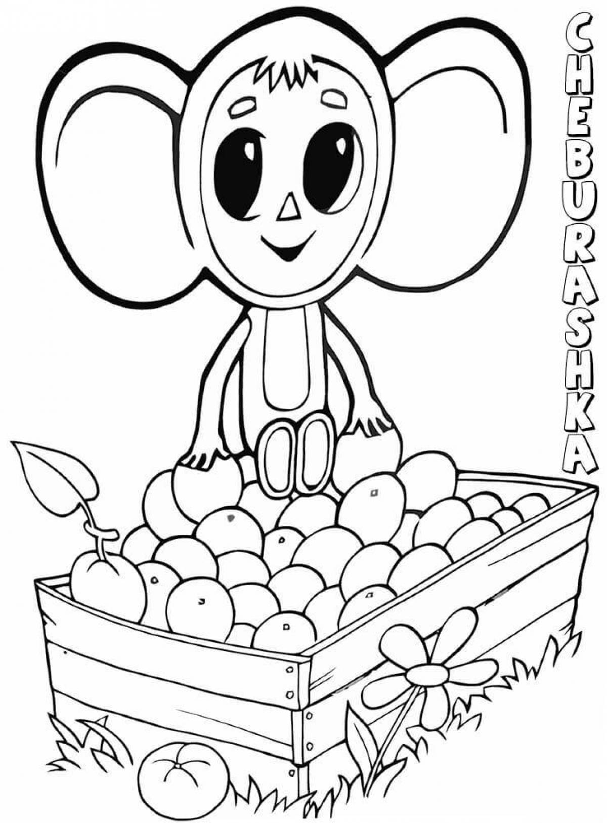 Coloring Pages Cheburashka for children (36 pcs) - download or print ...