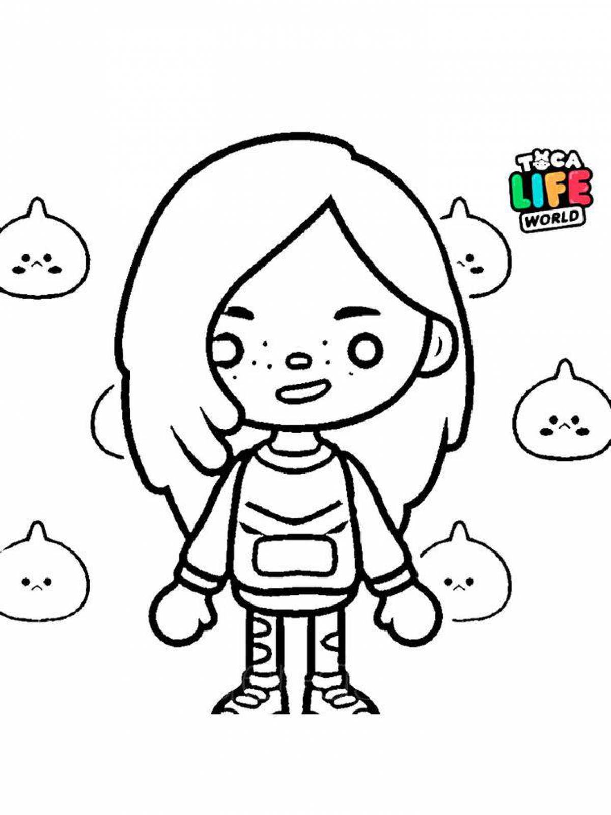 Coloring Pages For girls toka boka (39 pcs) - download or print for ...
