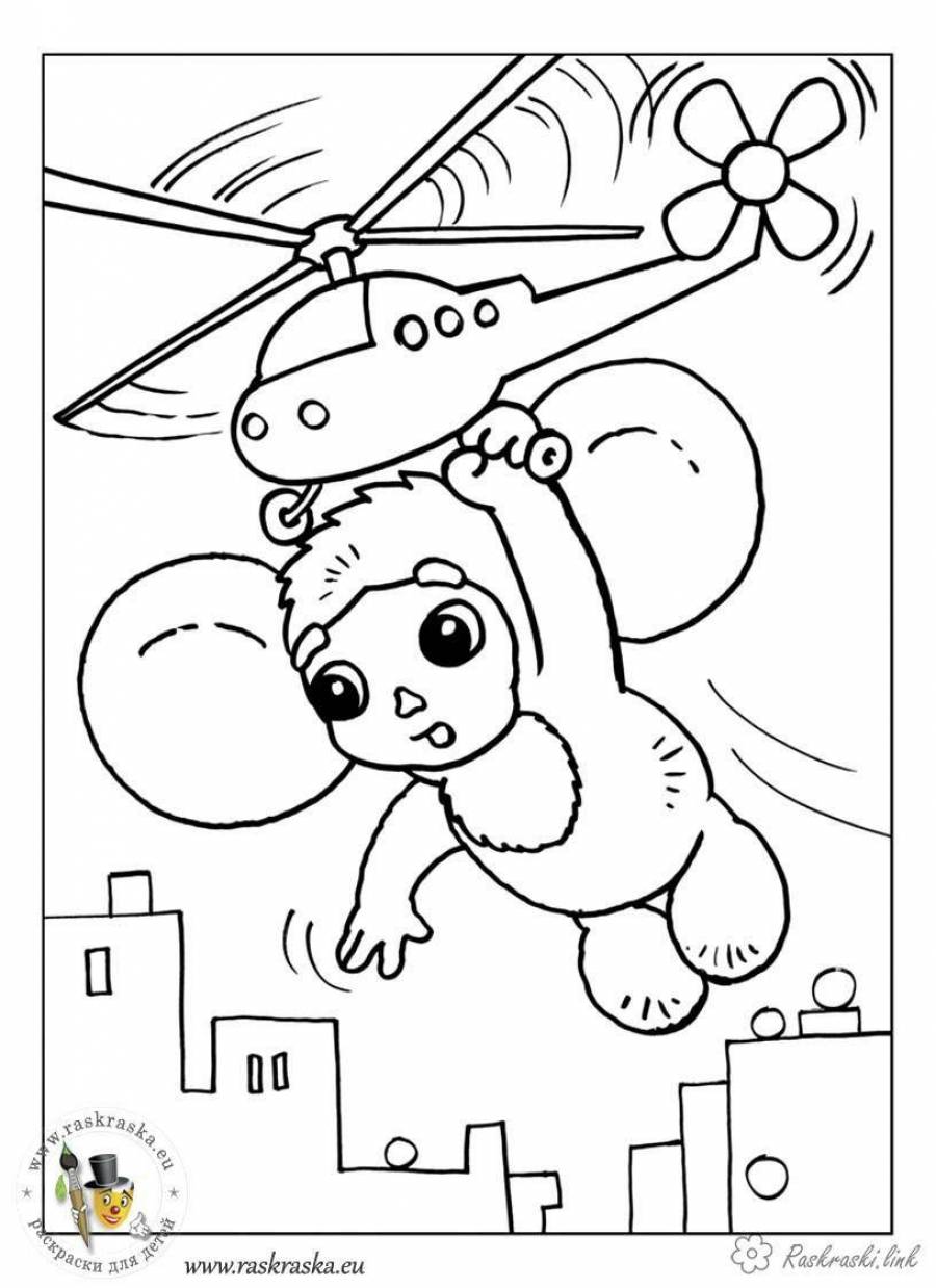 Coloring Pages Cheburashka for children (36 pcs) - download or print ...