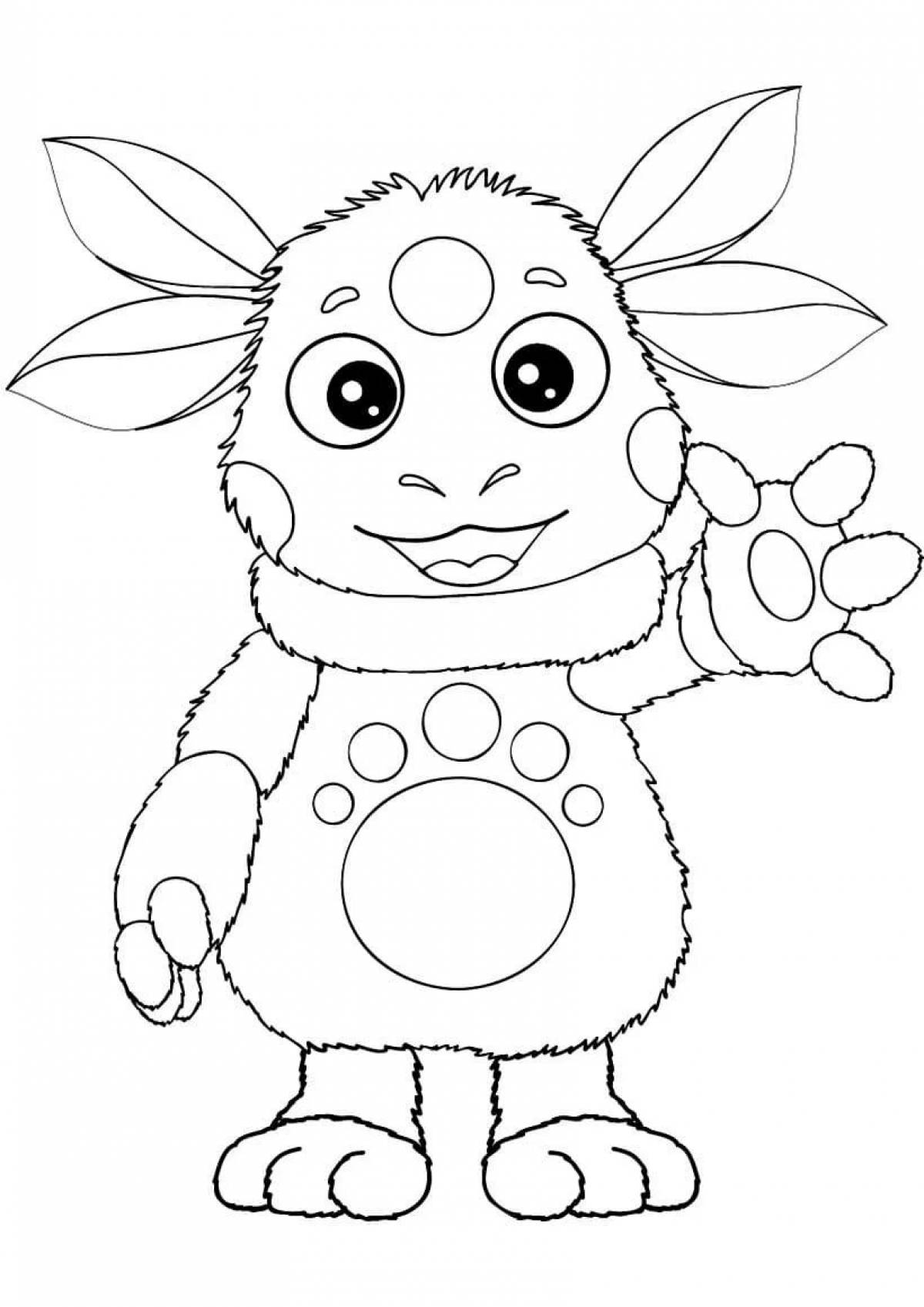 Coloring Pages Luntik drawing for (39 pcs) - download or print for free ...