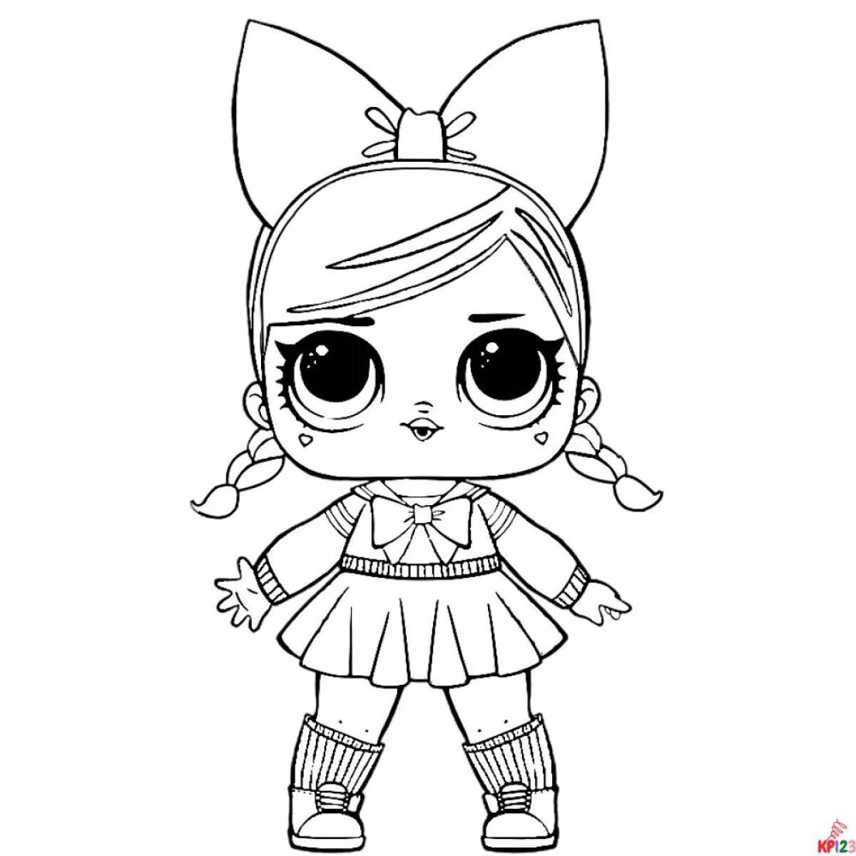 Coloring Pages Doll lol princess (35 pcs) - download or print for free ...