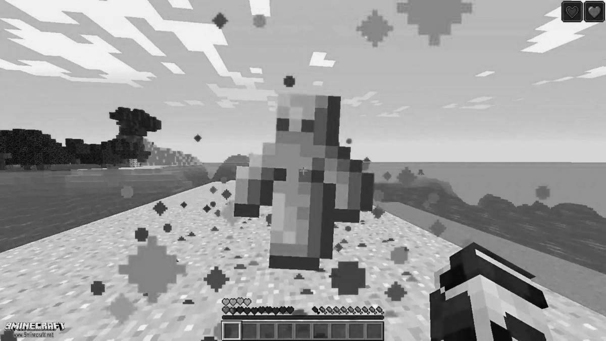 Coloring Pages Totem of immortality minecraft (18 pcs) - download or ...