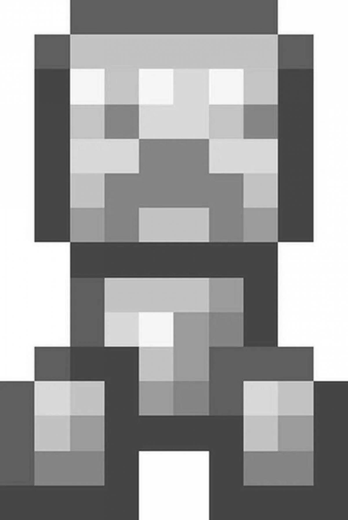 Coloring Pages Totem of immortality minecraft (18 pcs) - download or ...