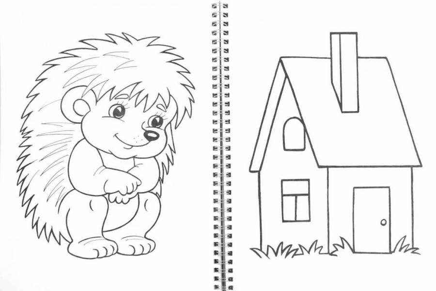 Coloring Pages Half sheet (39 pcs) - download or print for free #24566