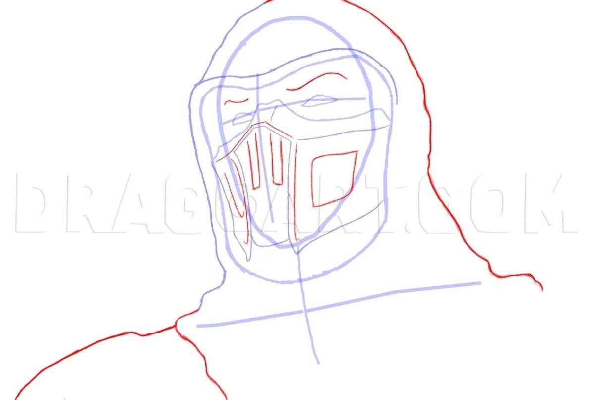 Coloring Pages Mortal Kombat Noob Saibot 38 Pcs Download Or Print For Free 24743