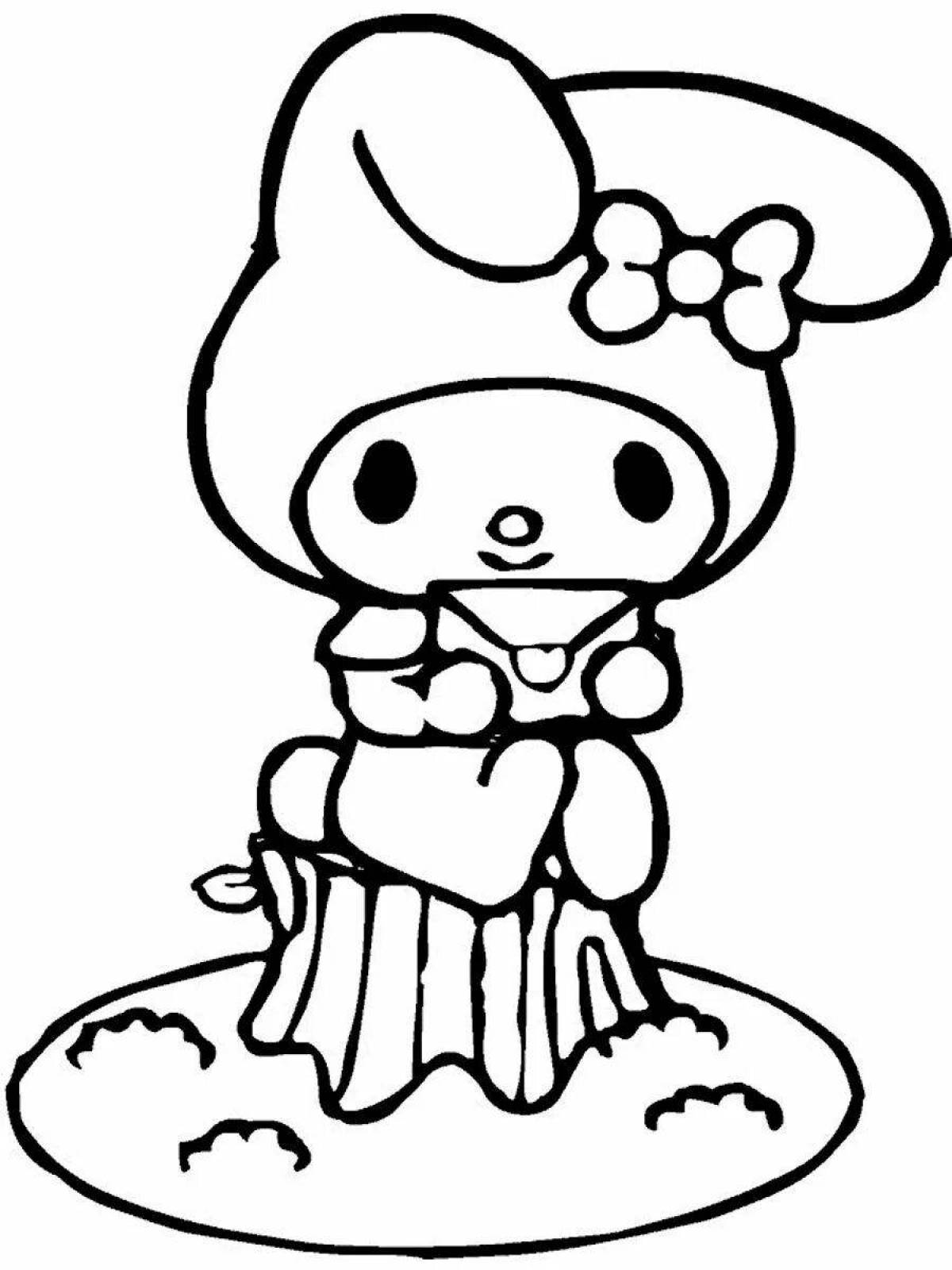Coloring Pages Milady from hello kitty (37 pcs) - download or print for ...