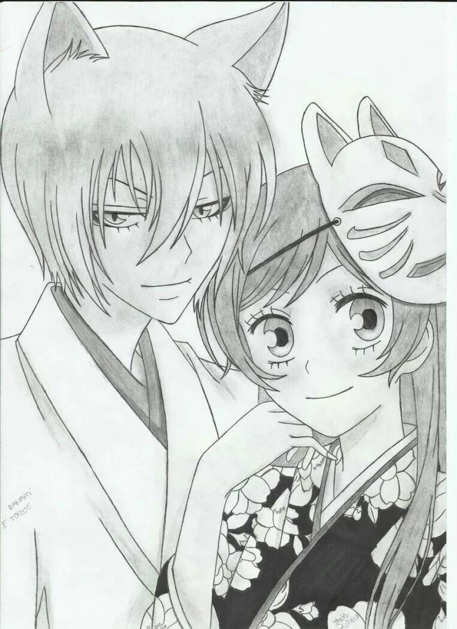 Coloring Pages Anime nanami and tomoe (36 pcs) - download or print for ...